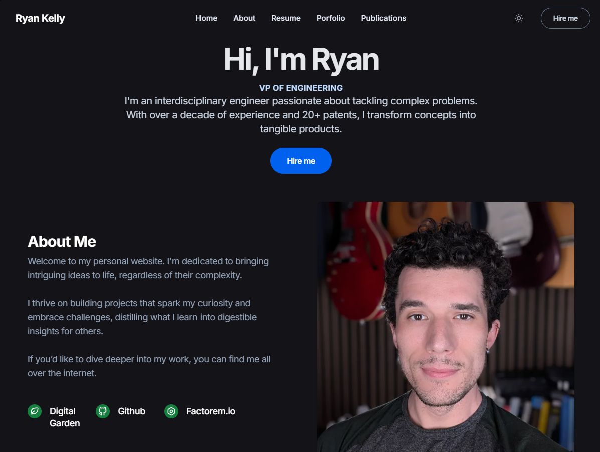 Ryan Kelly Homepage | Ryan Kelly